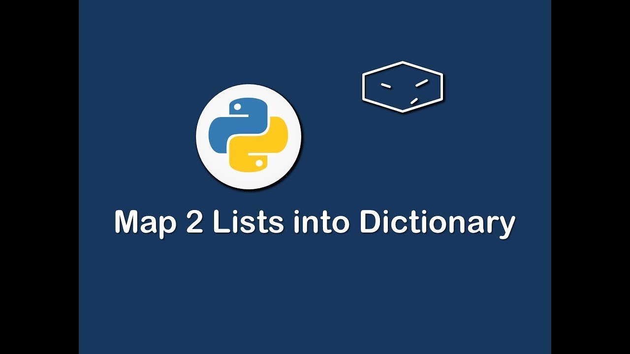 Map Two Lists Into Dictionary In Python ёяша Youtube