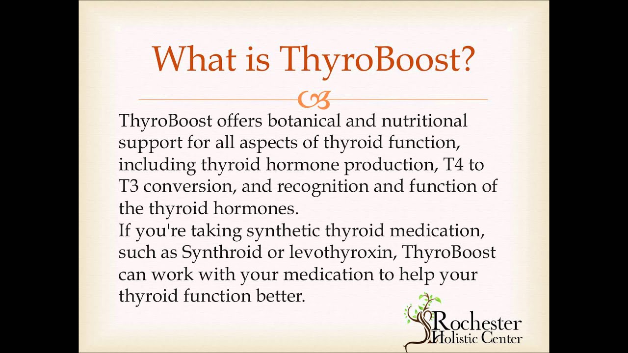 Thyroboost Youtube