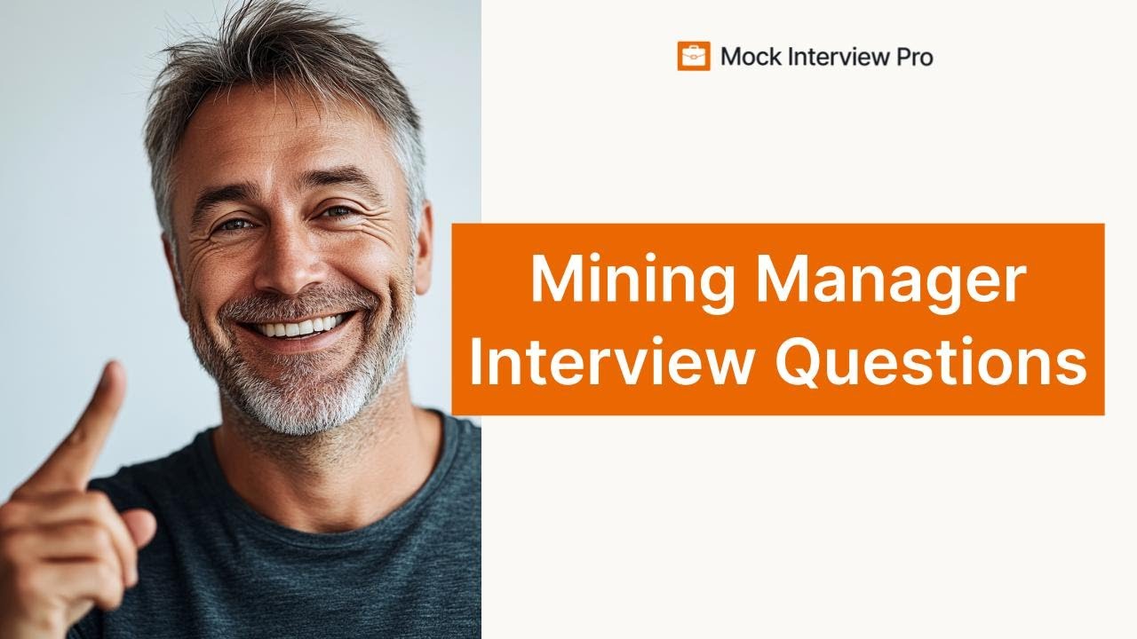 Mining Manager Interview Questions And Answers Youtube