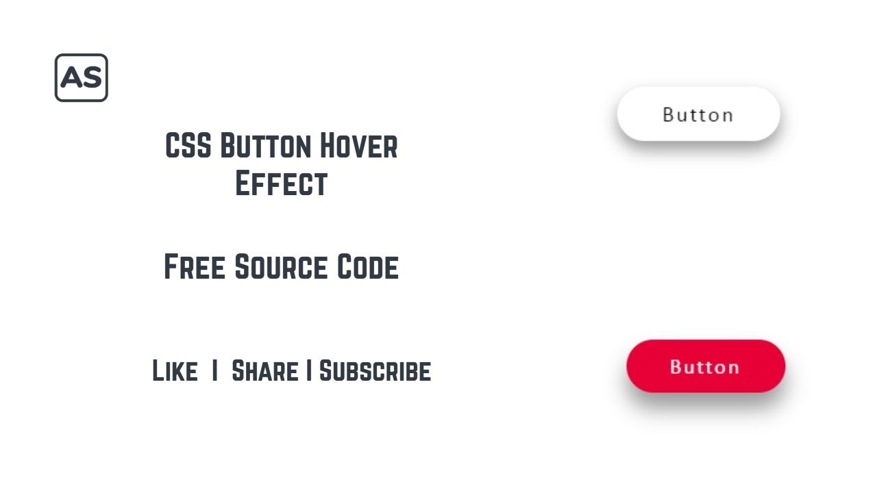 Css Button Hover Effect Box Shadow In Button Youtube