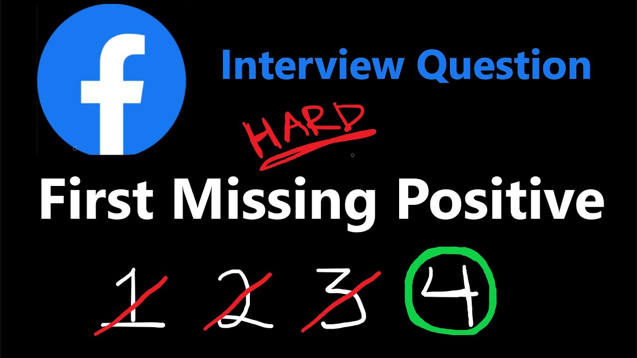 First Missing Positive Leetcode 41 Python Youtube