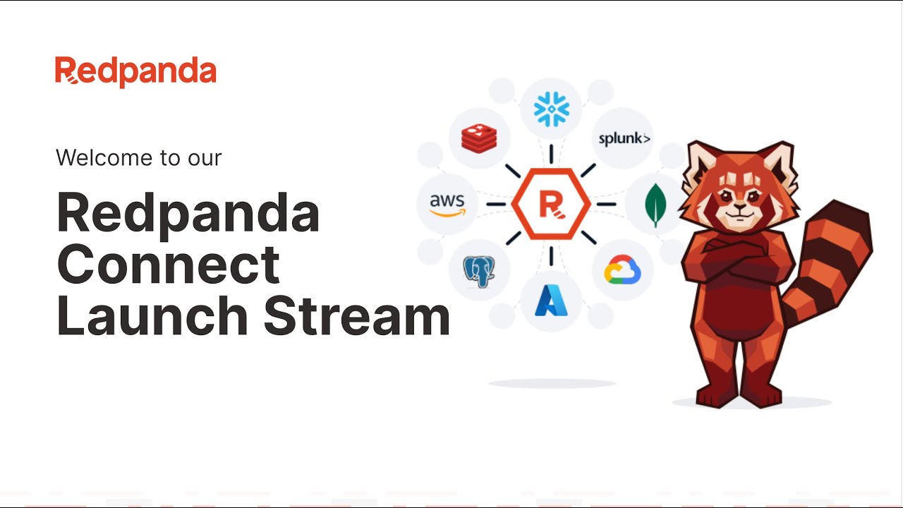 Redpanda Connect Launch Stream June 2024 Youtube