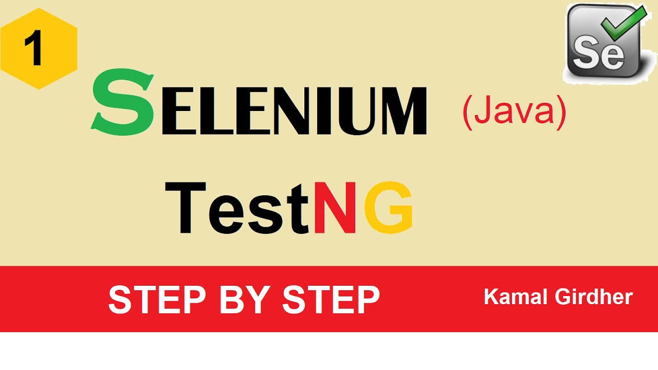 Tutorial 1 Selenium Java Testng Basic Setup Installation Youtube
