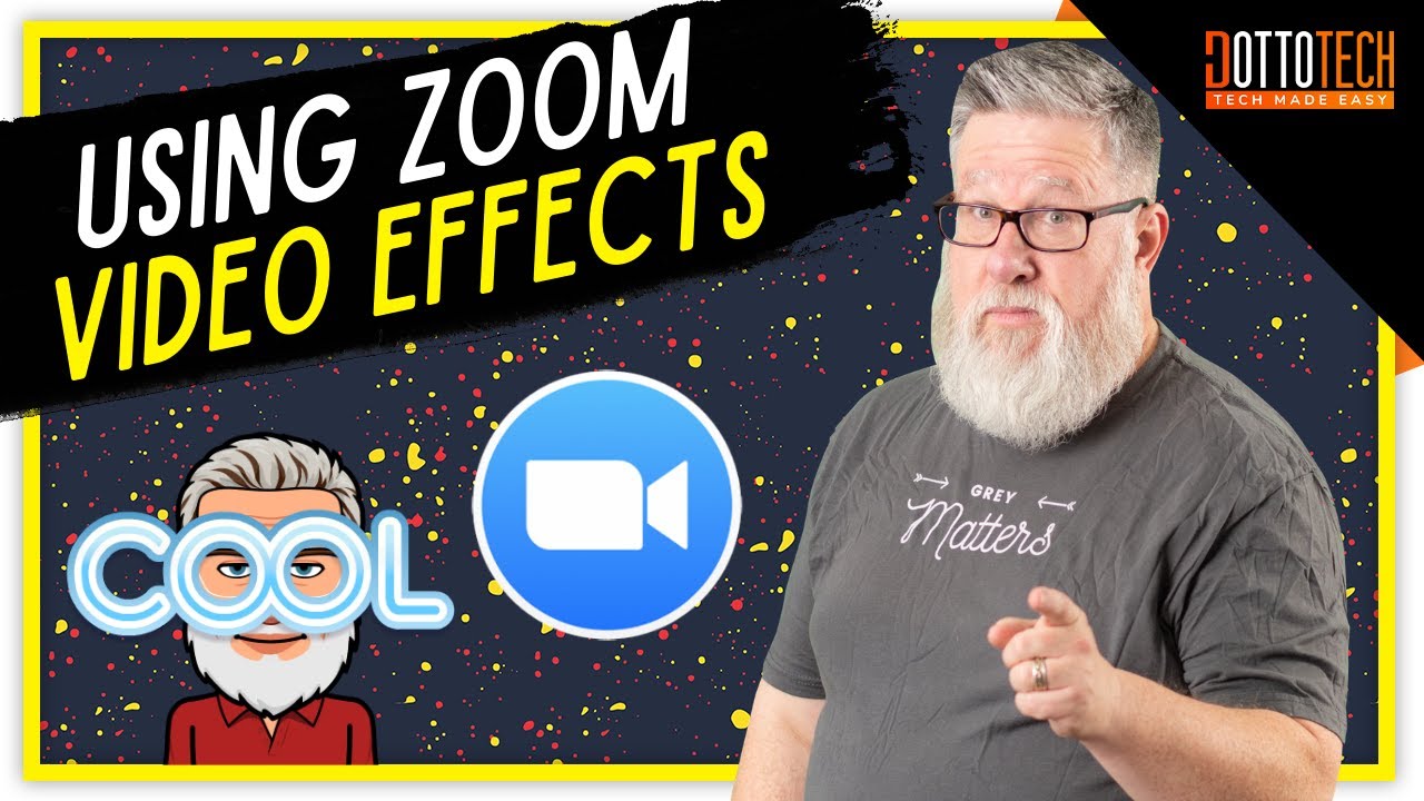 Zoom Video Effects Green Screen And Background Tutorial Youtube