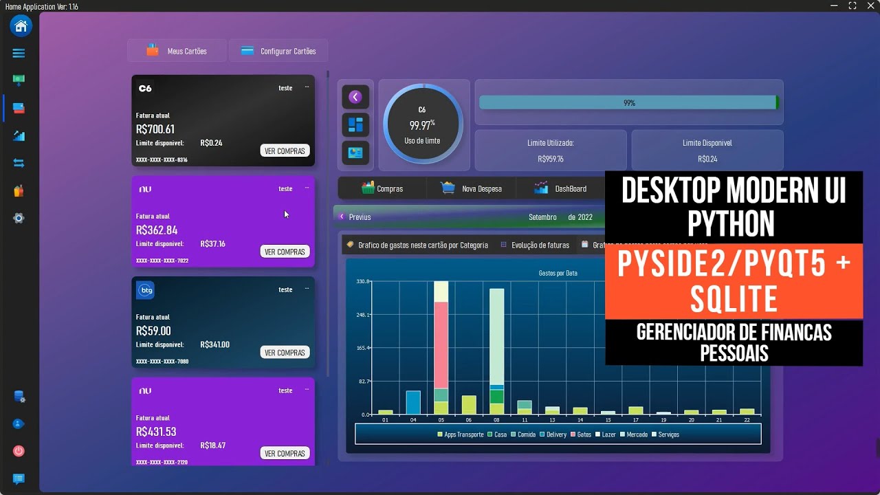 Desktop Modern Python Ui Aplicativo Com Sqlite Pyqt5 Pyside2