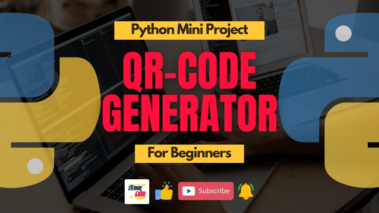 12 Qr Code Generator Python Mini Projects Jr Eternal Youtube