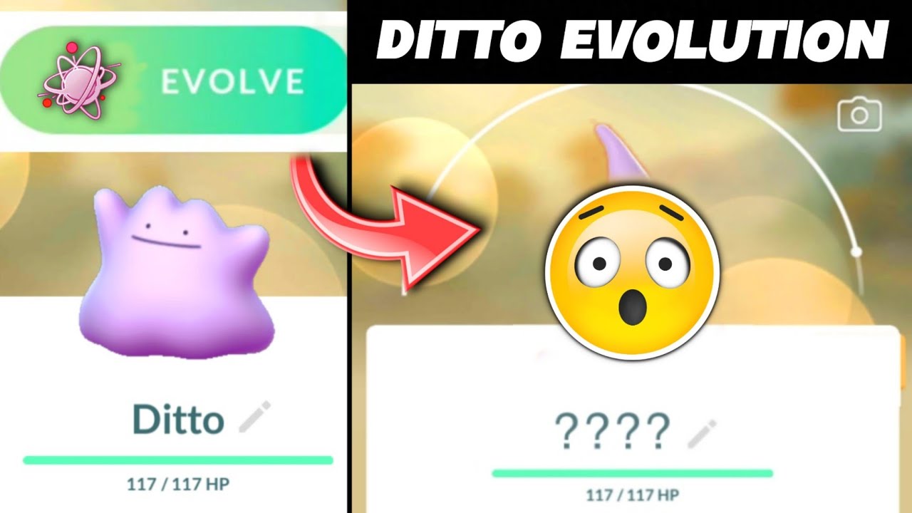 ёяшп Evolving Ditto In Pokemon Go Ditto Evolution Pokemon Go Youtube