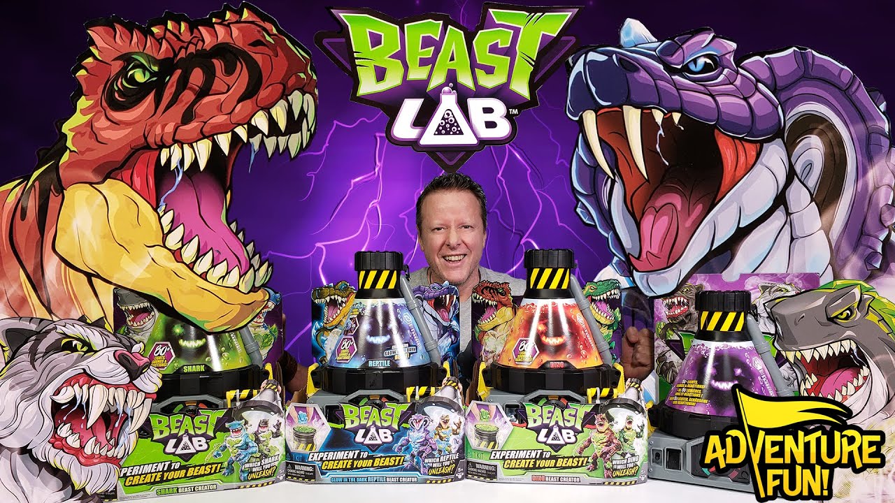 4 Beast Lab Beast Creators Dinos Sharks Reptiles And Cats All 8