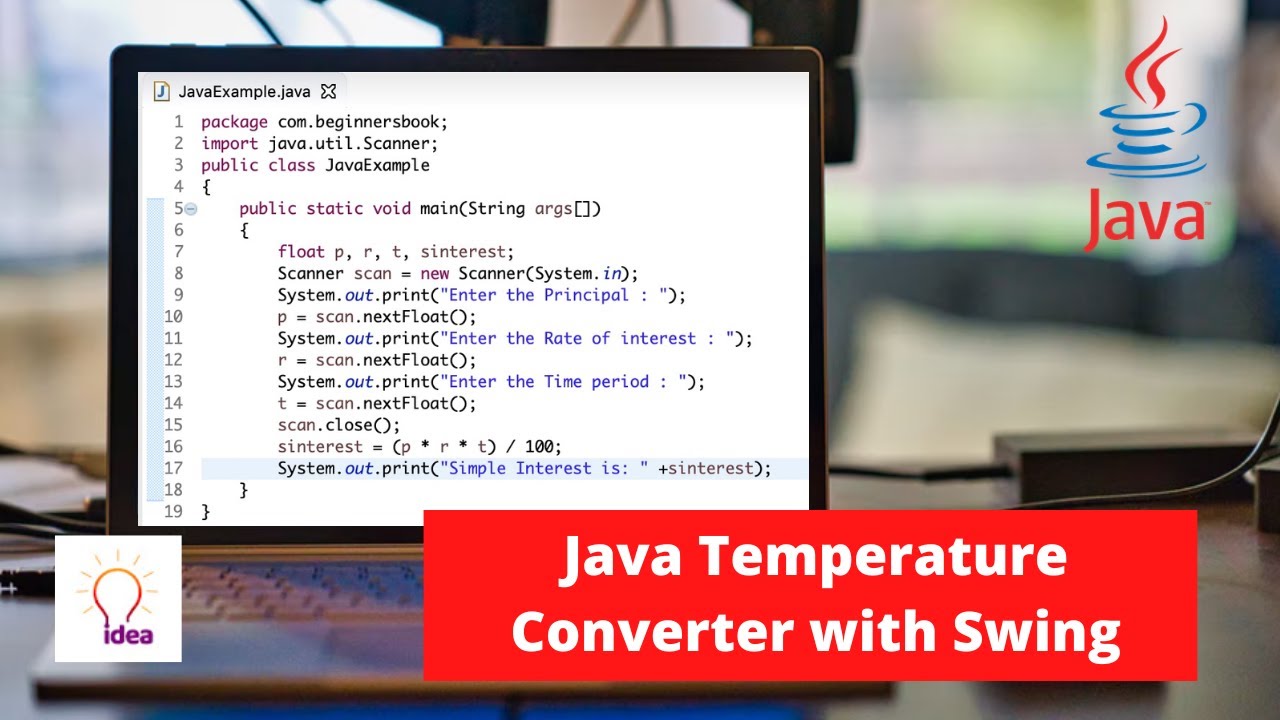 Java Temperature Converter With Swing Java Project Youtube