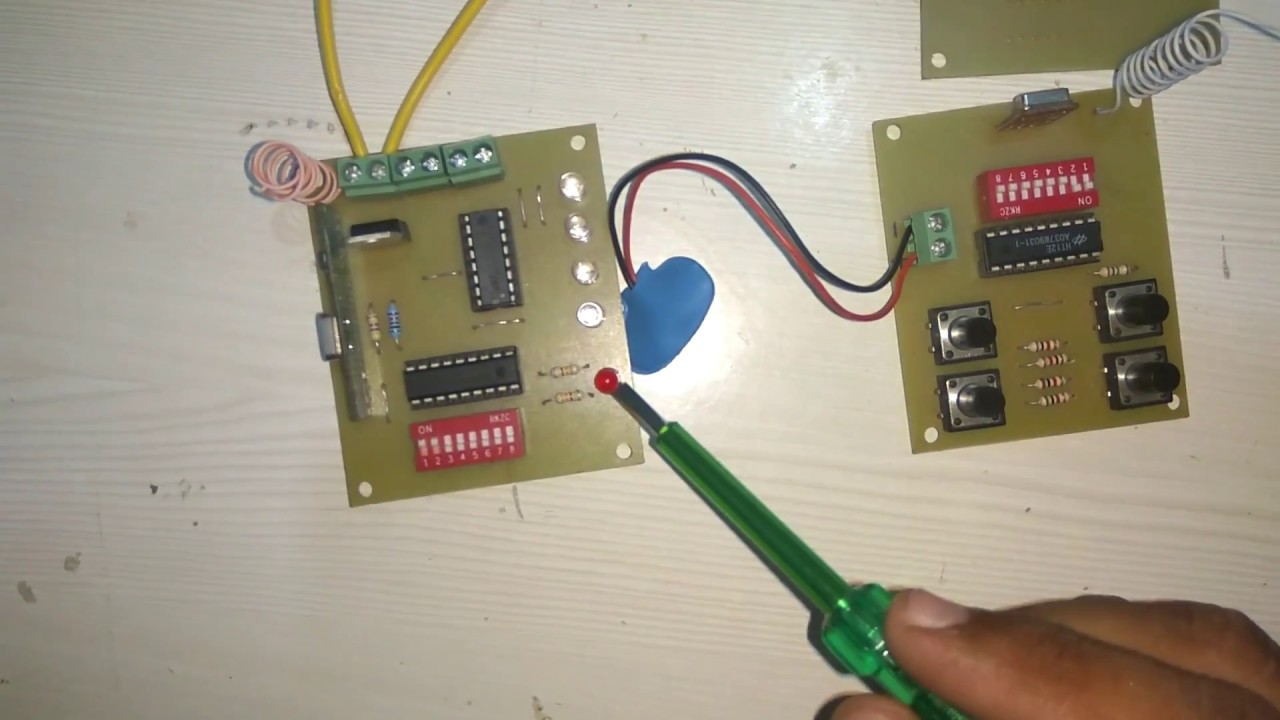How To Make Wireless Rf Module Youtube