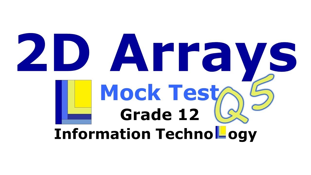 2d Array Mock Test Question 5 Youtube