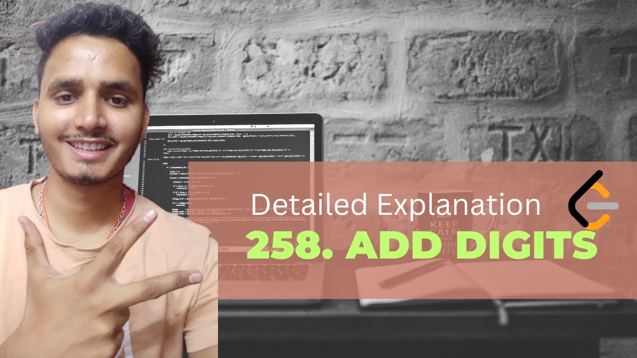 258 Add Digits Leetcode Dsa Youtube