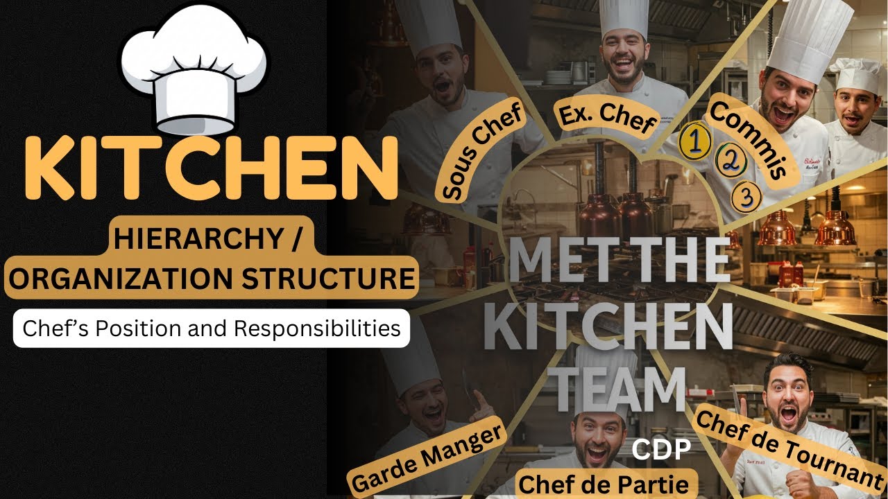 Kitchen Hierarchy Or Organisation Structure I Chef S Position