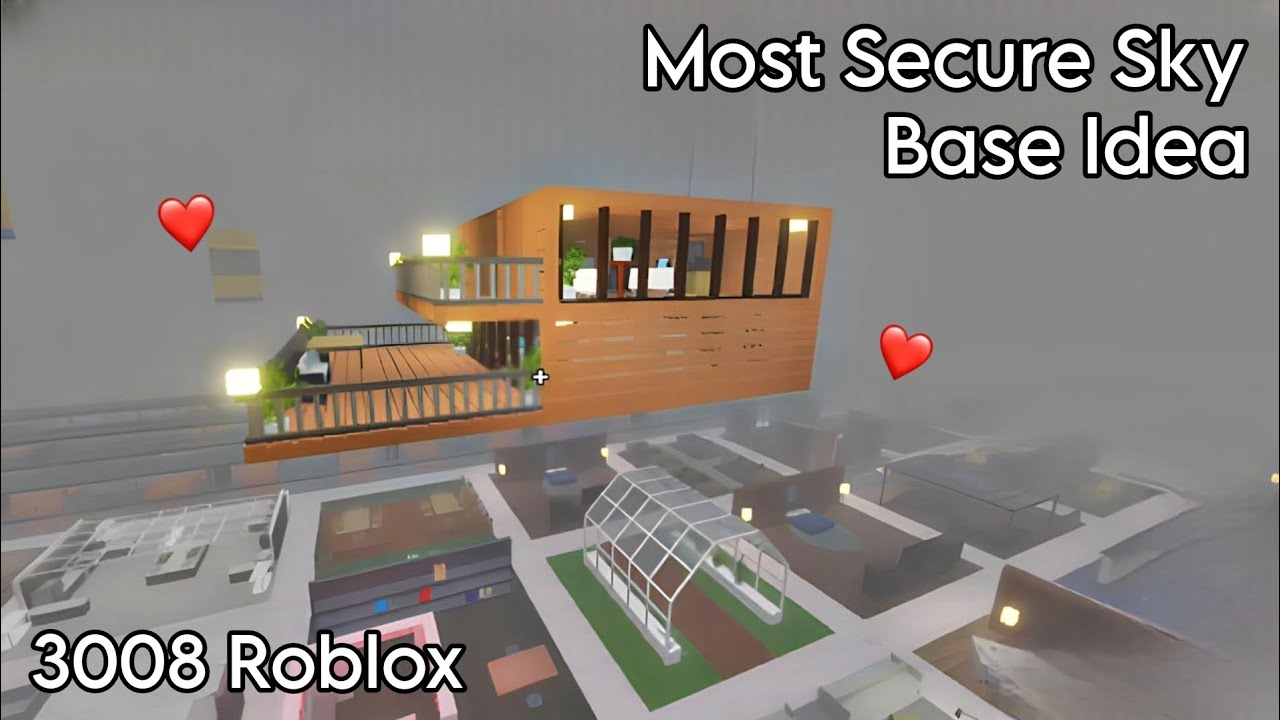 Most Secure Sky Base Idea For 3008 Roblox пёџ Myelplays Youtube