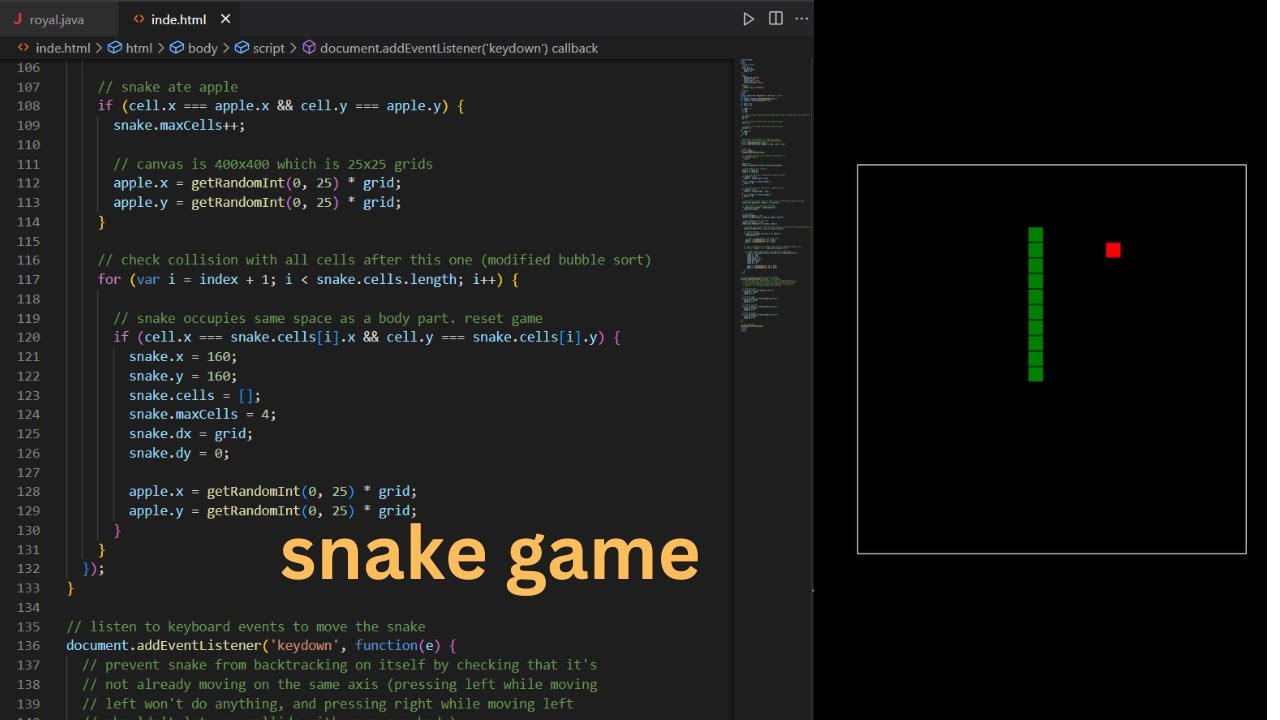 Asmr Programming Snake Game Snake Game A Development No Talking