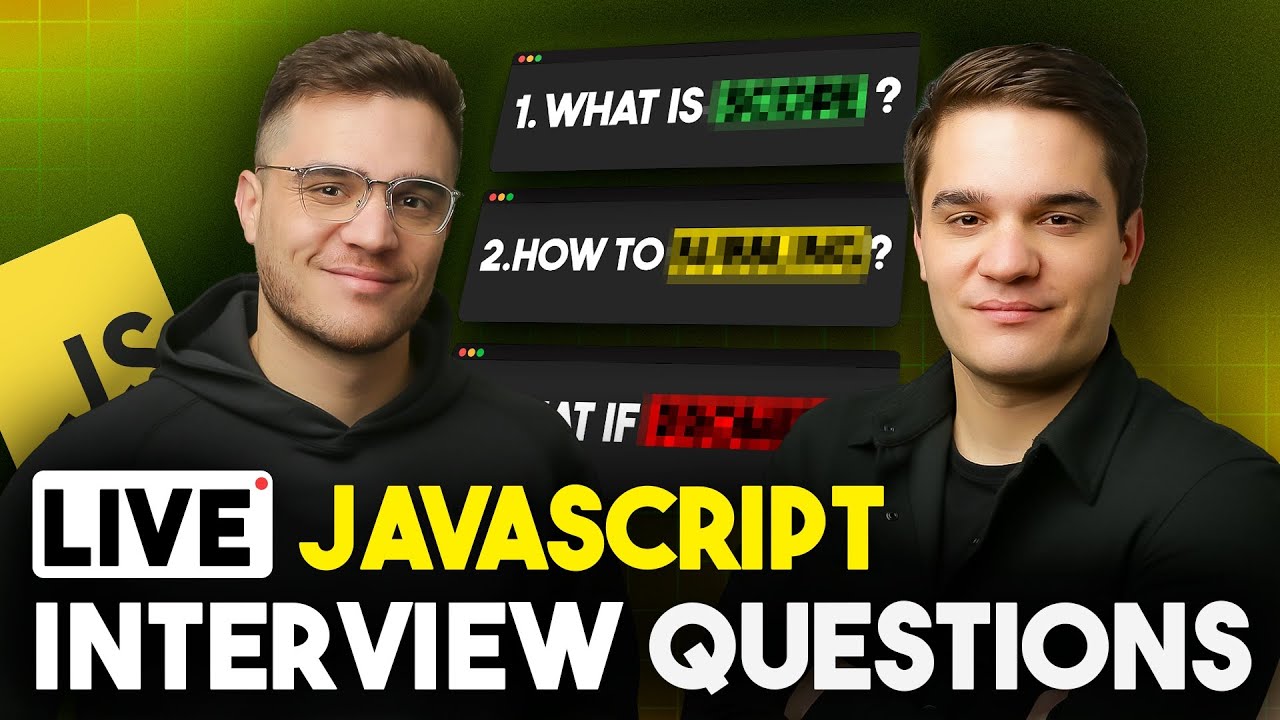 Live Coding Interview For Javascript Developers Mid Senior Youtube
