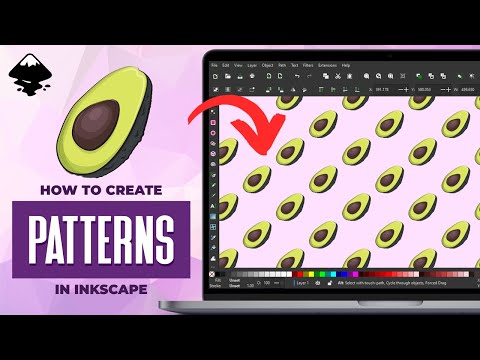 Turn Any Object Into A Pattern In Inkscape Youtube