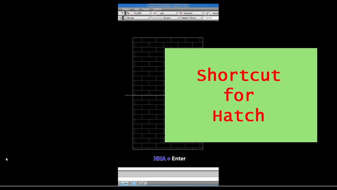 Autocad Secrets L How To Use Hatch In Autocad Tutorial Youtube