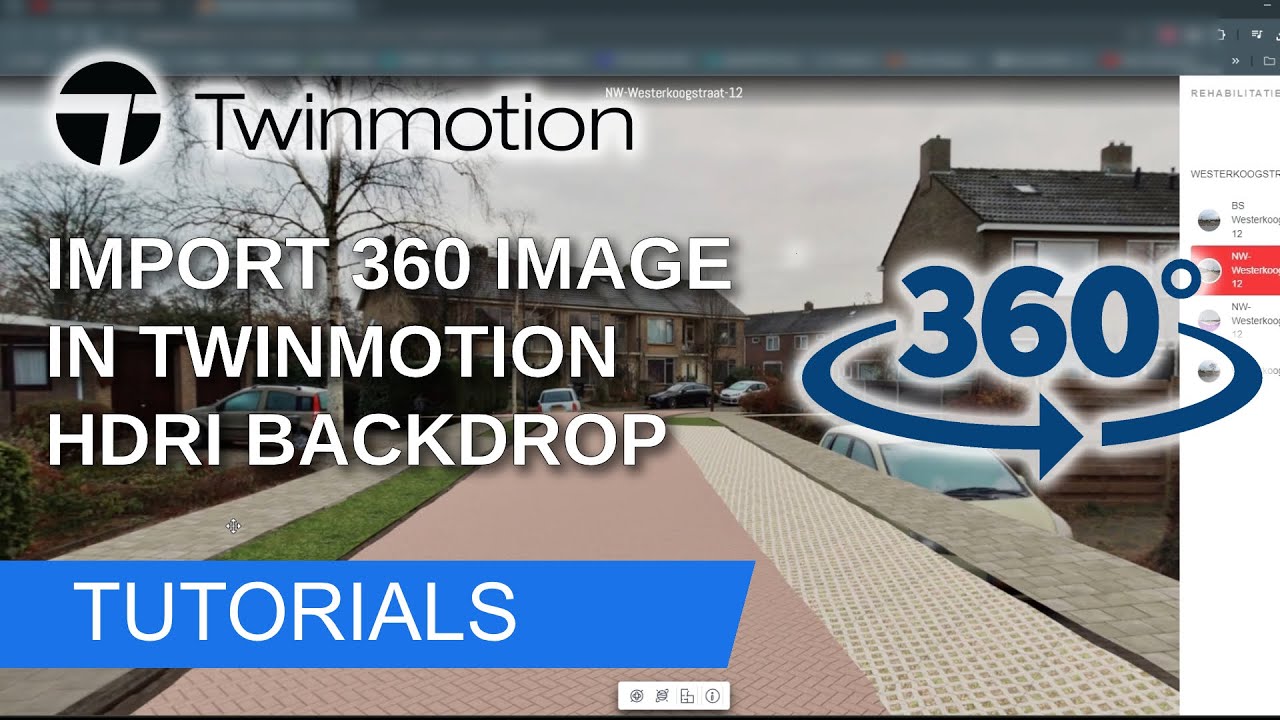 Learn How To Import 360 Panorama In Twinmotion Hdri Backdrop