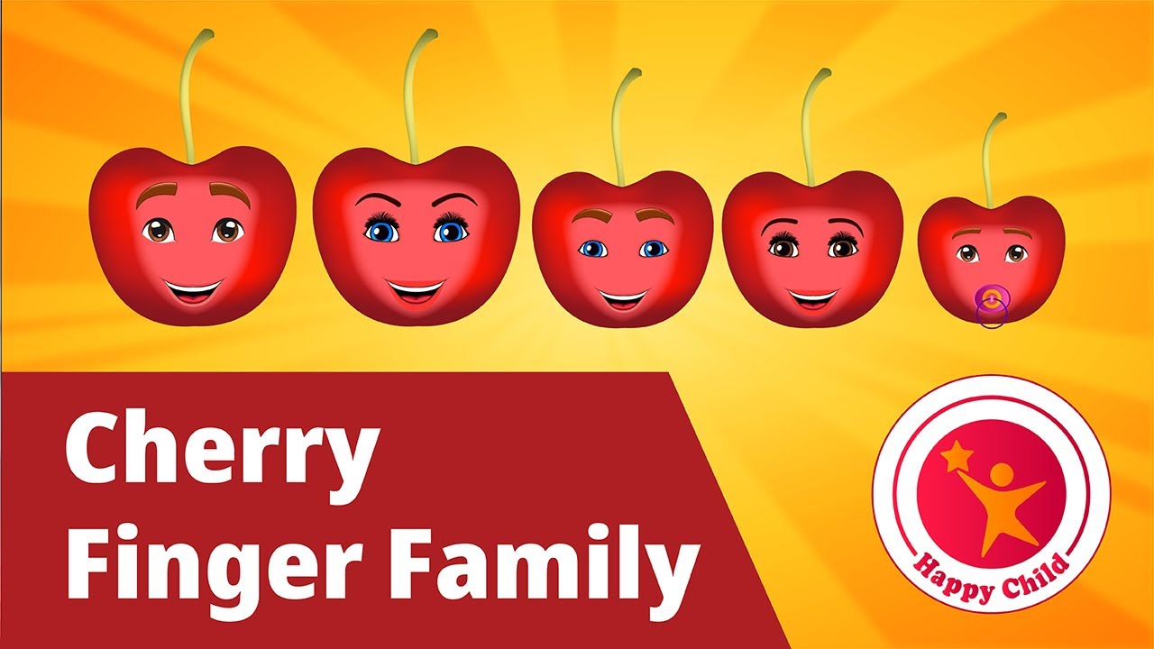 Cherry Finger Family Nursery Rhyme 1 Youtube