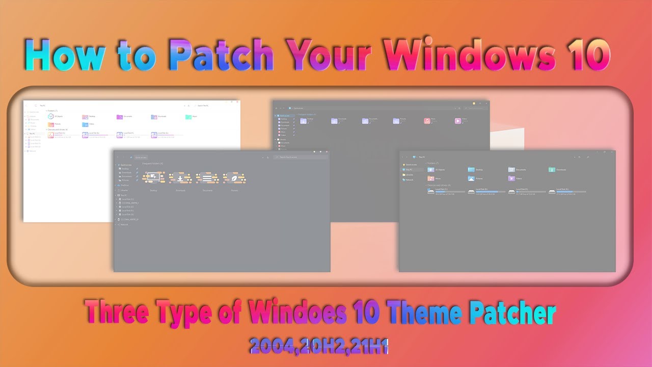 Universal Theme Patcher Windows 10 Wvpox