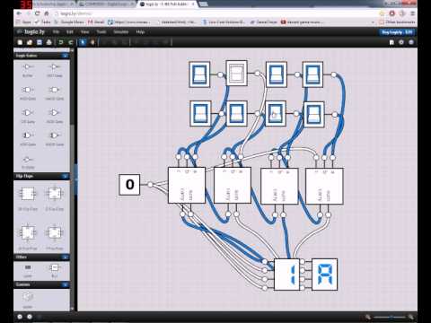 Nibble Adder Circuit Youtube