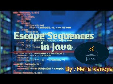Escape Sequences In Java Icse Class 9th Computer Chapter 3 Youtube