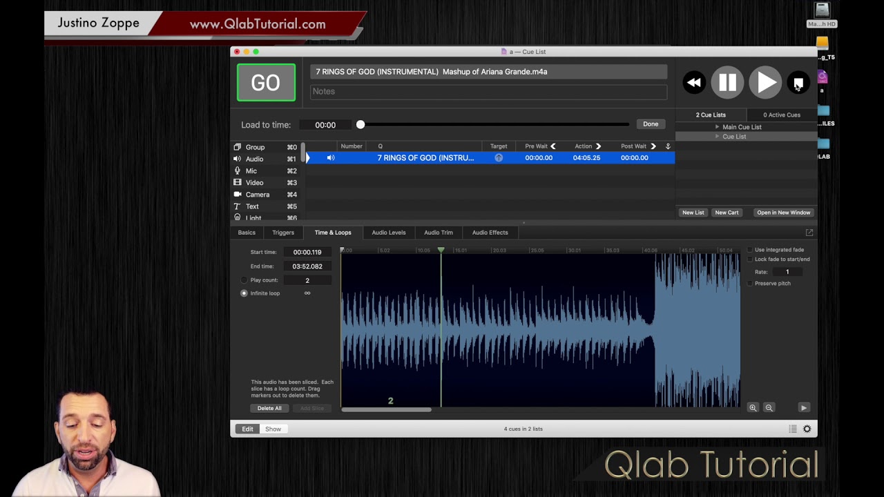 Qlab Tutorial Episode 14 Slices Youtube