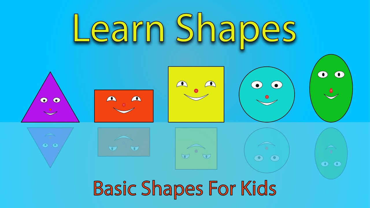 Learn Basic Shapes Shapes For Kids Youtube