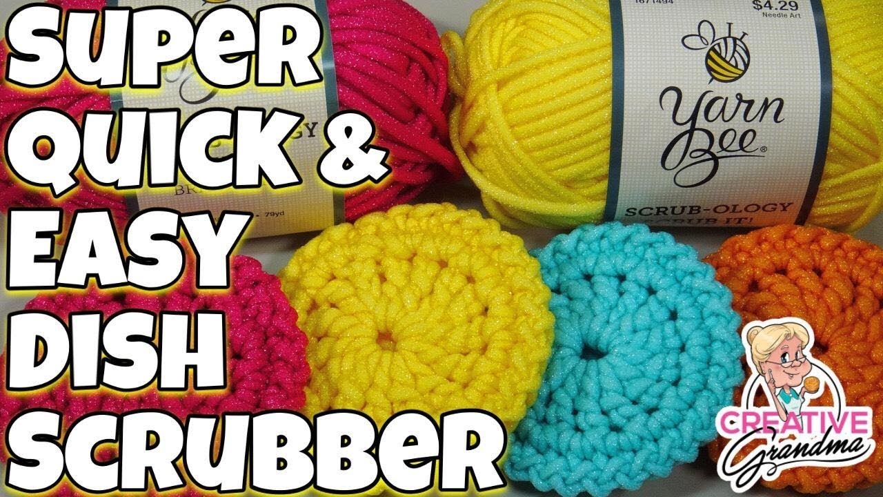Dish Scrubbies Crochet Pattern Lemon Crochet Dish Scrubby A