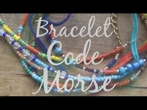 Diy Tutorial Bracelet Code Morse Youtube