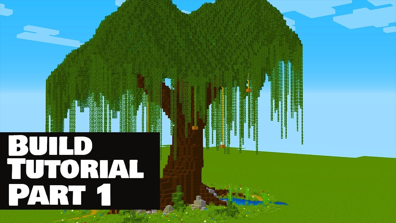 Minecraft Giant Custom Tree Tutorial Part 1 Youtube
