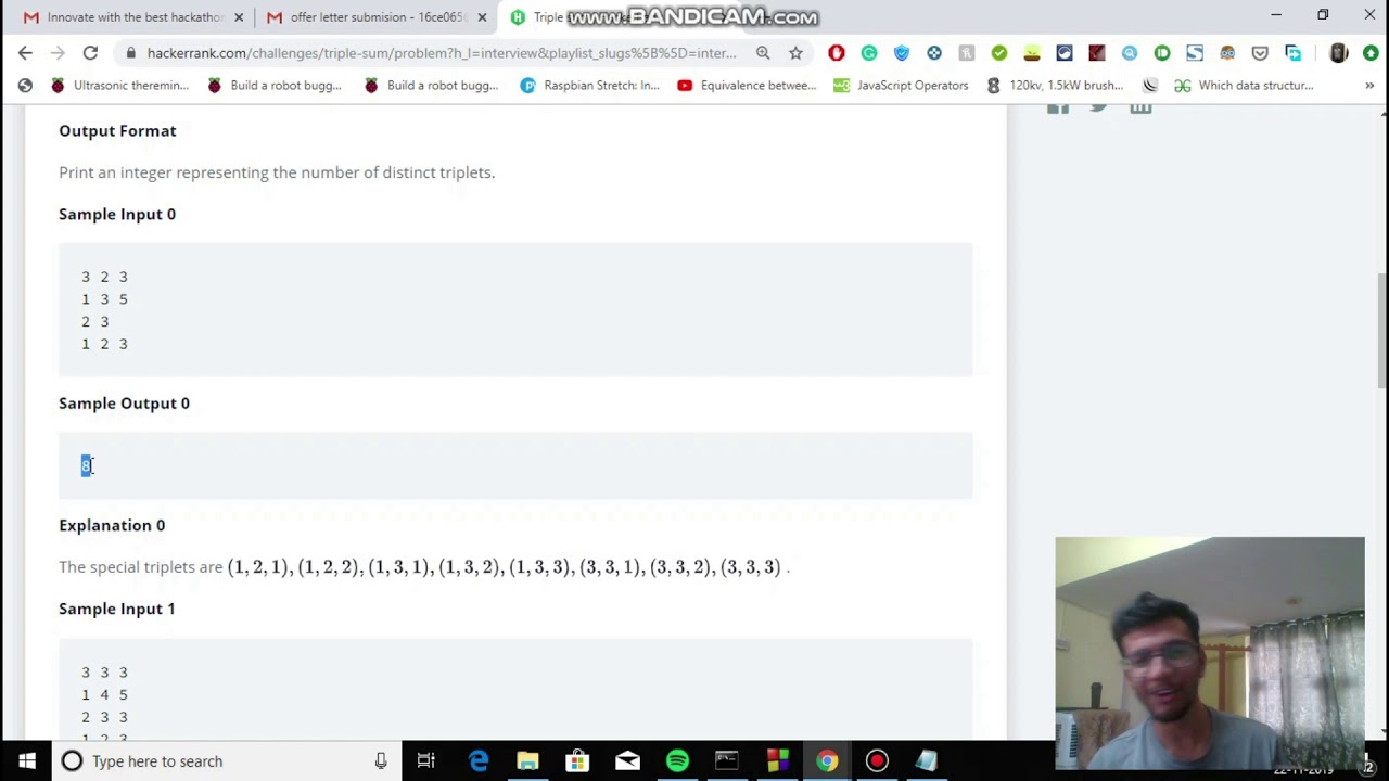 Hackerrank Interview Preparation Kit Triple Sum Youtube