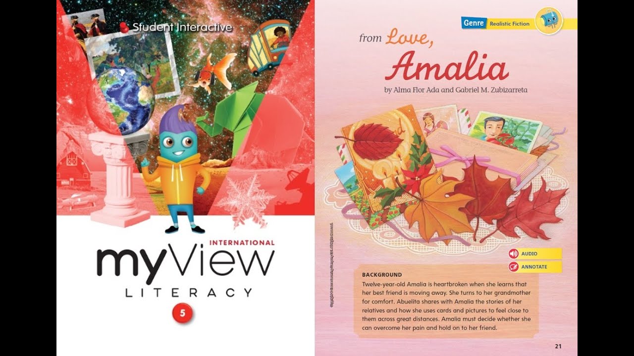 From Love Amalia Myview 5th Grade Unit 3 Week 1 Read Along Youtube