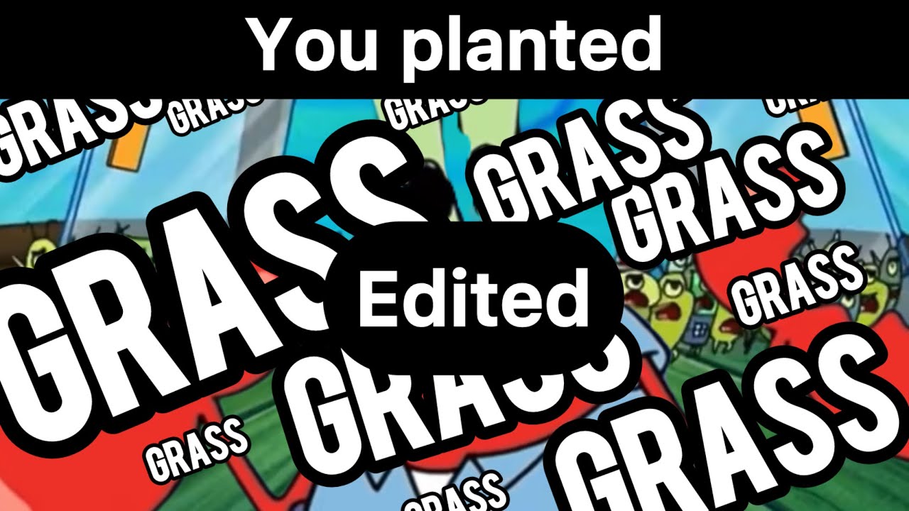 You Planted Grass Edited Ytp Youtube