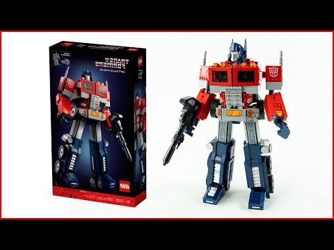 Lego Icons 10302 Optimus Prime Speed Build Brick Builder Brick
