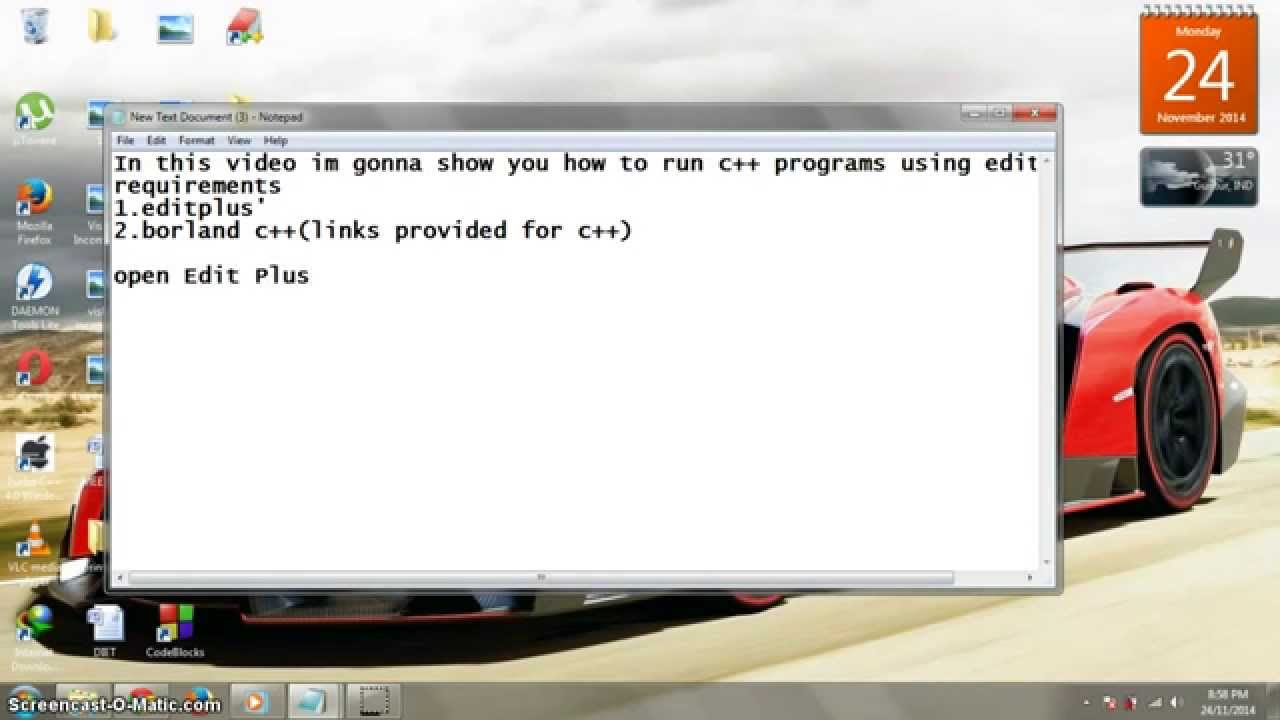 How To Use Editplus For C Youtube