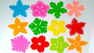 Diy Paper Flower Petals Cara Membuat Kelopak Bunga Da Doovi