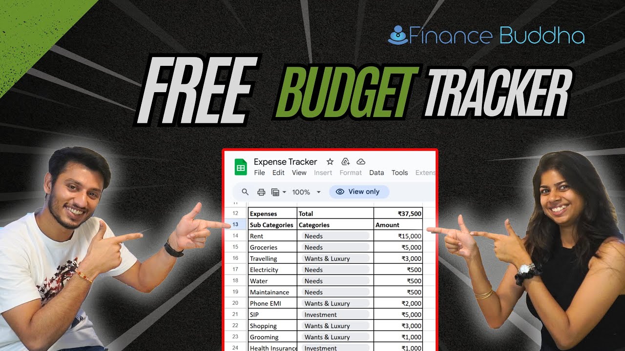 This Free Budget Tracker Will Change Your Life 亞 Financebuddha Youtube