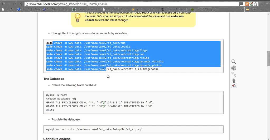 Installing Radiusdesk On Apache Youtube