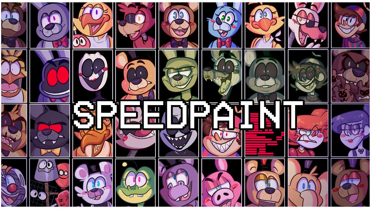Ultimate Custom Night Fnaf Speedpaint Youtube