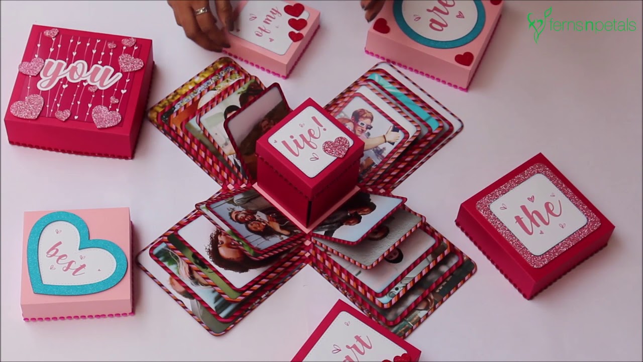 7 Layer Personalised Explosion Box Youtube