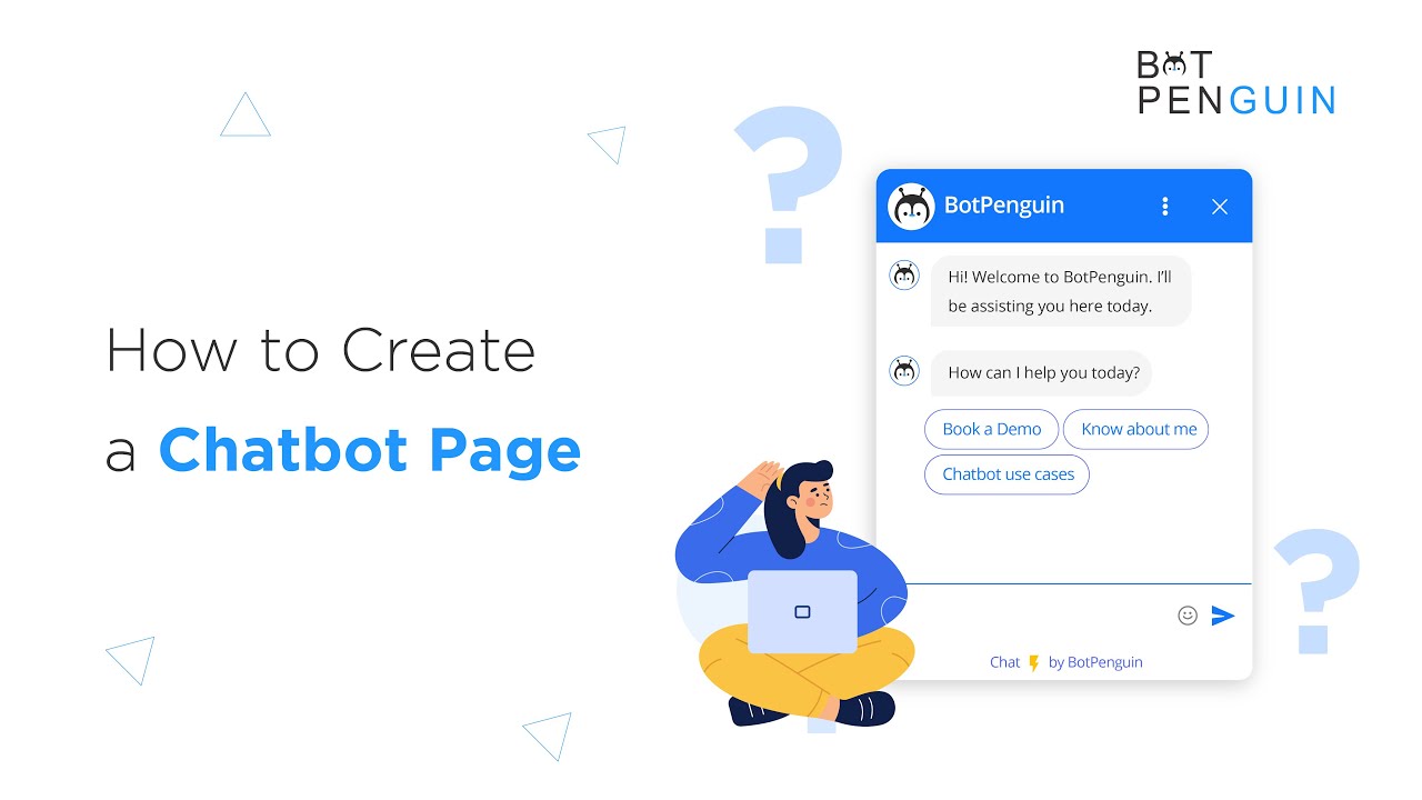How To Create A Chatbot Page Botpenguin Youtube