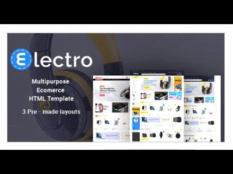 Electro Responsive Multipurpose E Commerce Html5 Template