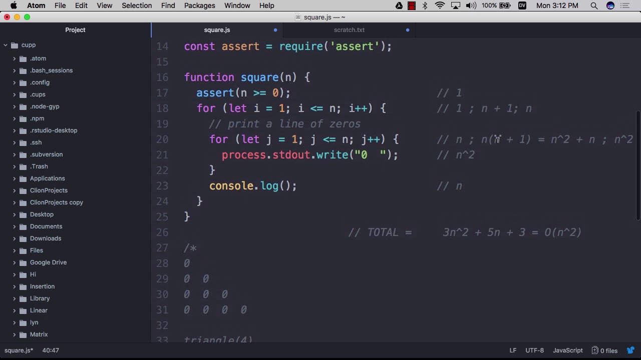 Triangle Javascript Youtube