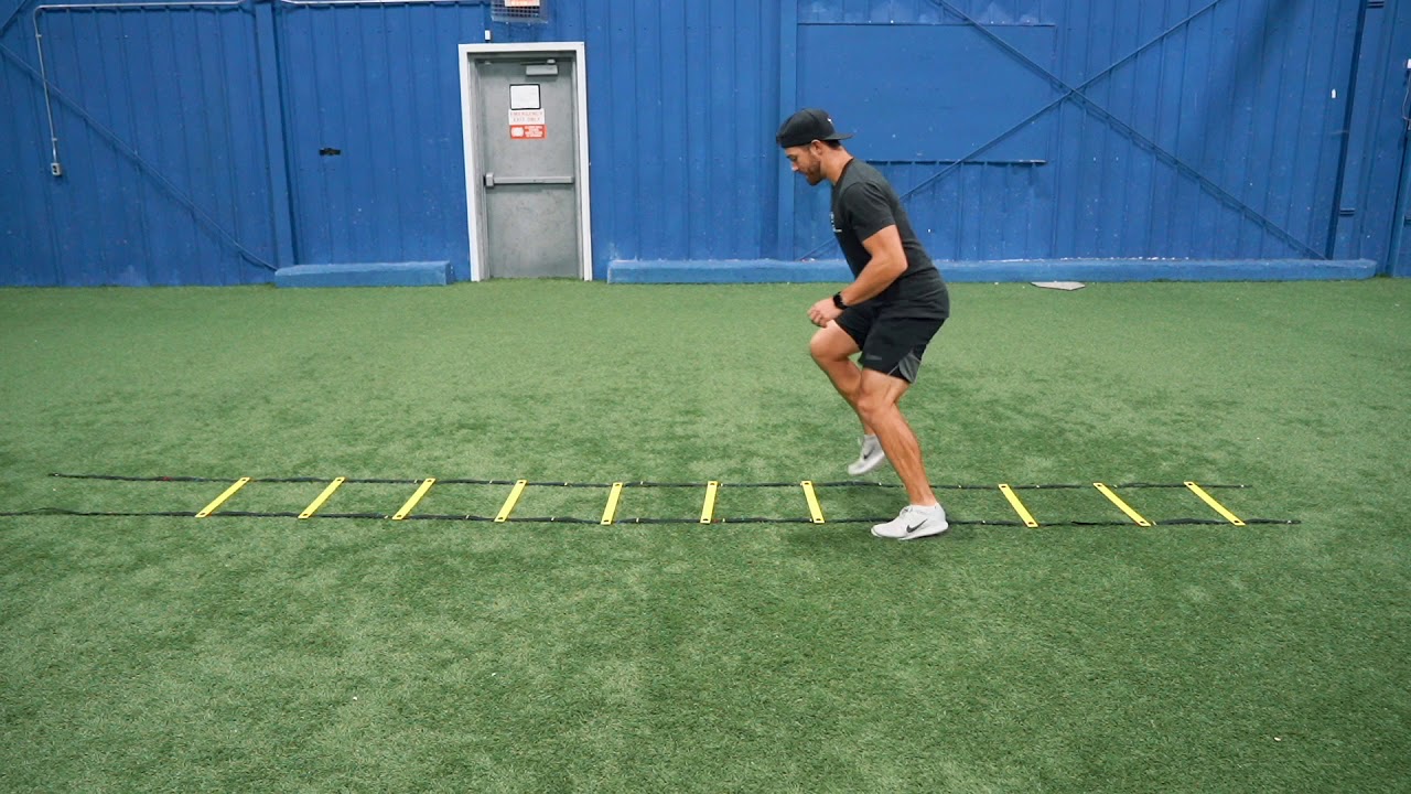Forward In And Out Ladder Drill Youtube