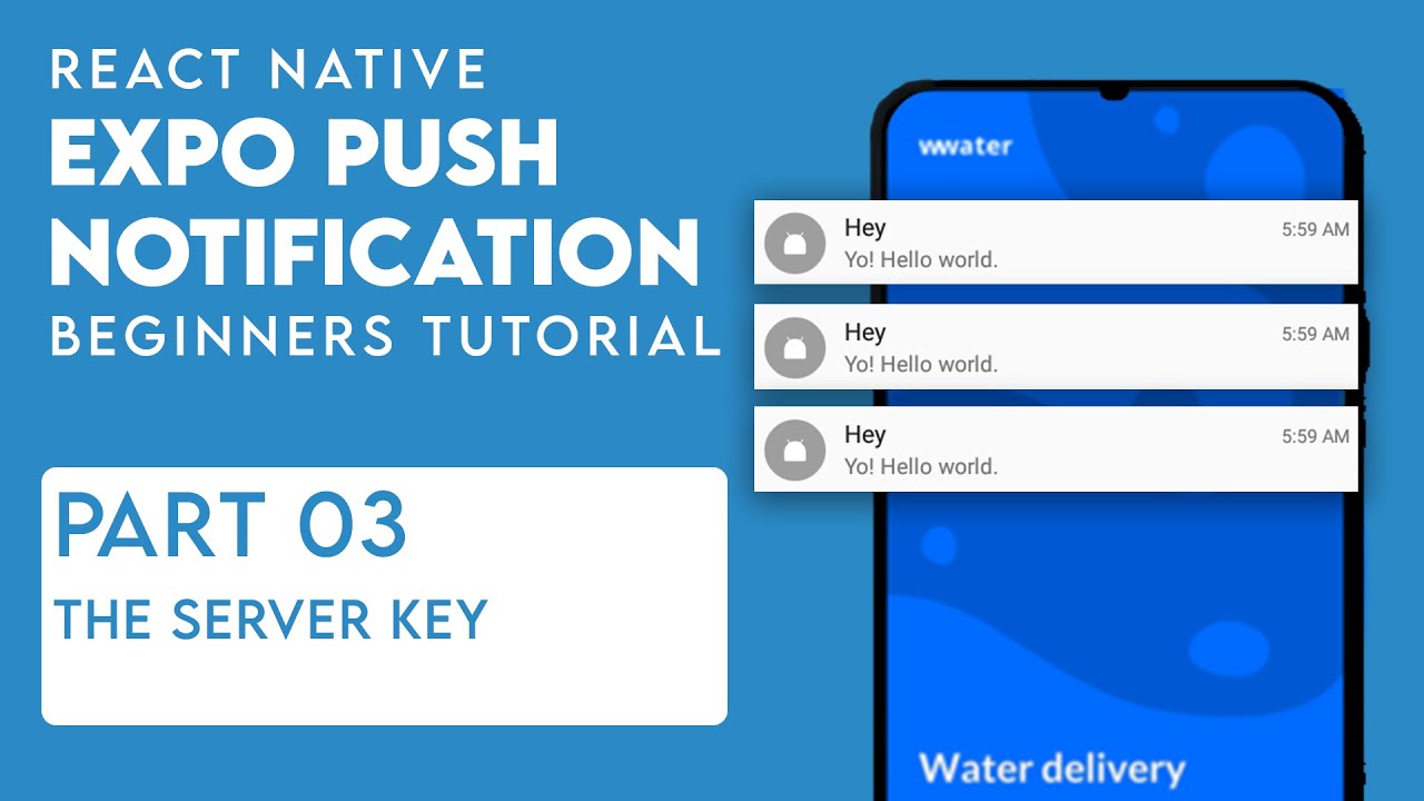 Expo React Native Push Notifications Easy To Follow Part 3 4 Youtube