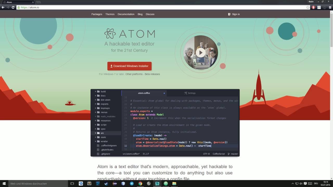 Atom Text Editor Tutorial Youtube