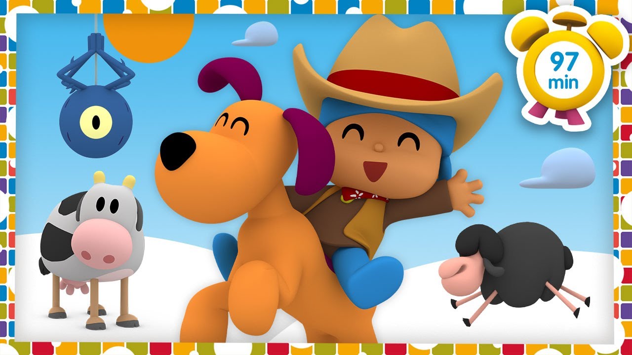 рџђґ Pocoyo In English Fun Time With Animals 97 Min Full Episodes
