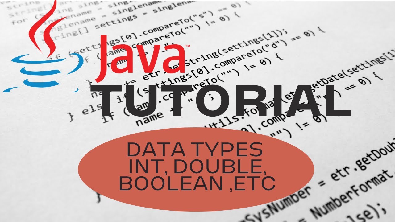 Begginer Java Programming 5 Data Types Int Boolean Float Double